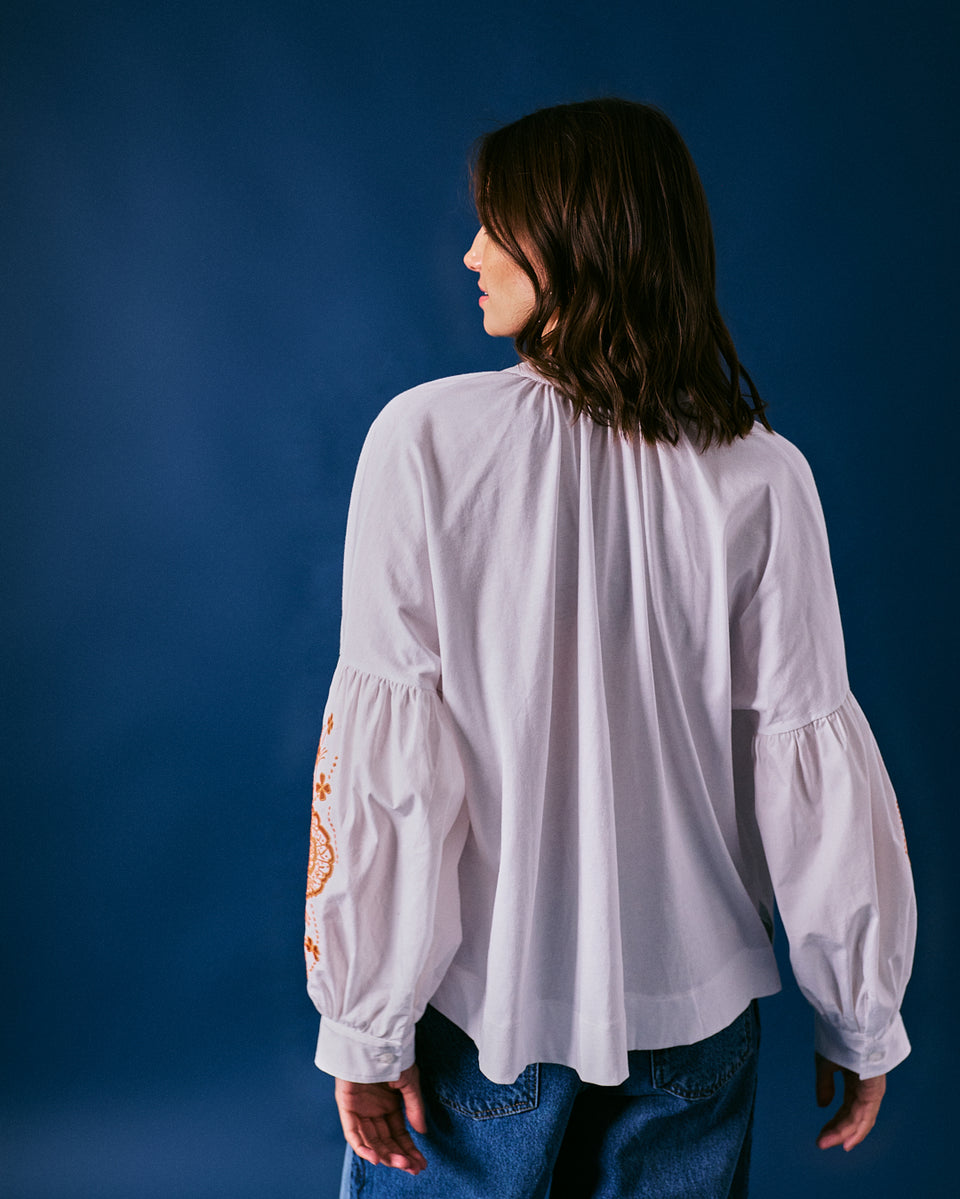 Mandala Embroidered Blouse – Cape Cove